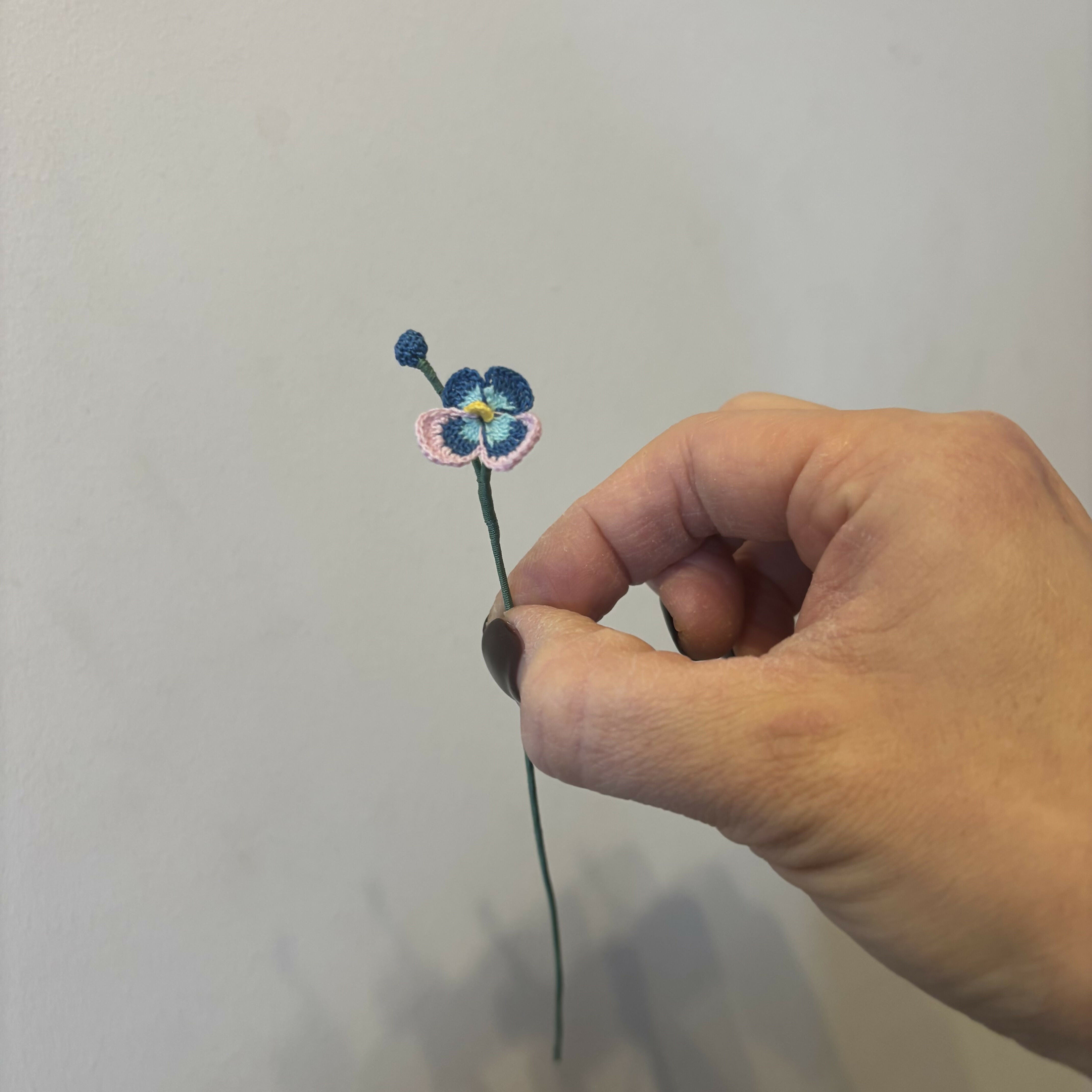 Handmade Micro Crochet Flower Bookmarks